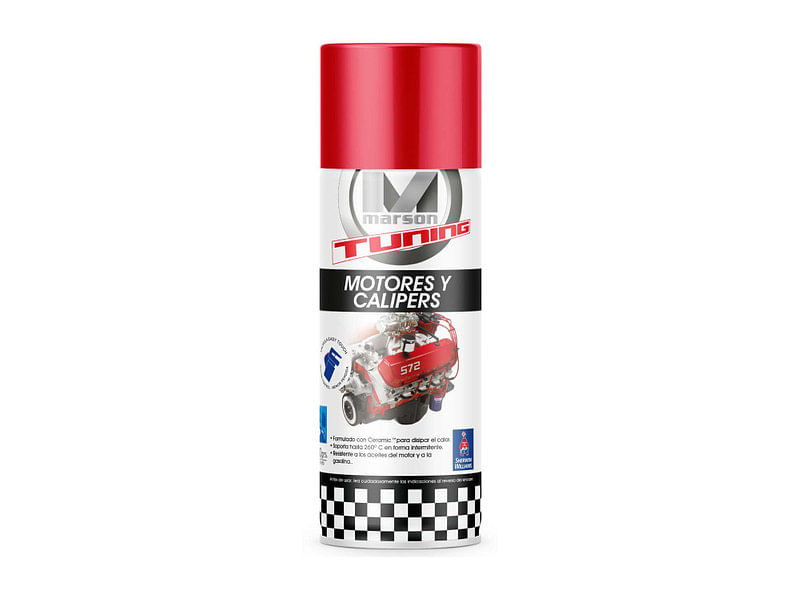 Pintura En Spray Tunning Para Motor Calipso Rojo 350Ml Marson