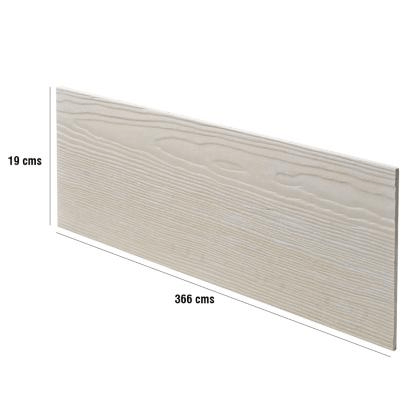 Siding Fibrocemento Text. Madera 6X19X3660 Mm
