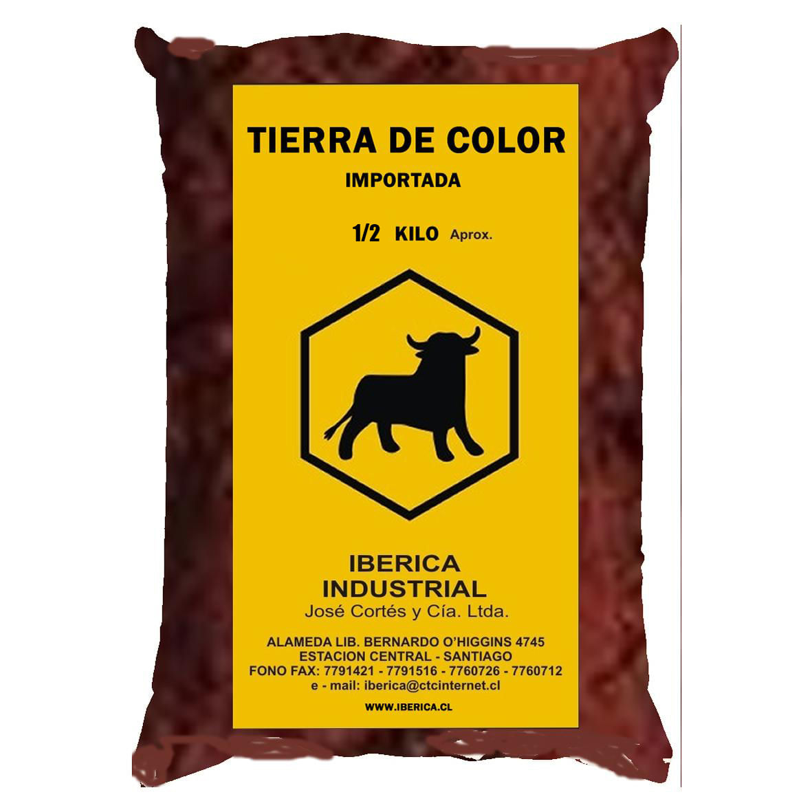 Tierra De Color 1/2Kg Roja Iberica