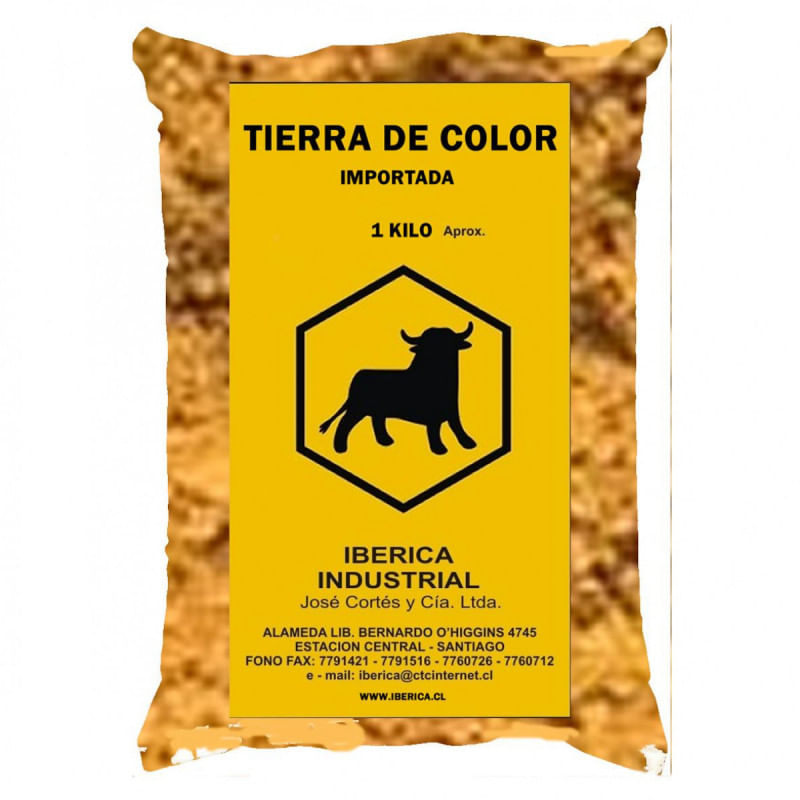 Tierra De Color 1Kg Amarilla Iberica