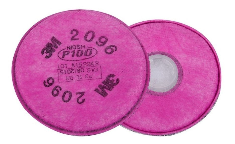 Filtro 2096 P100 Para Mascara 6200 3m