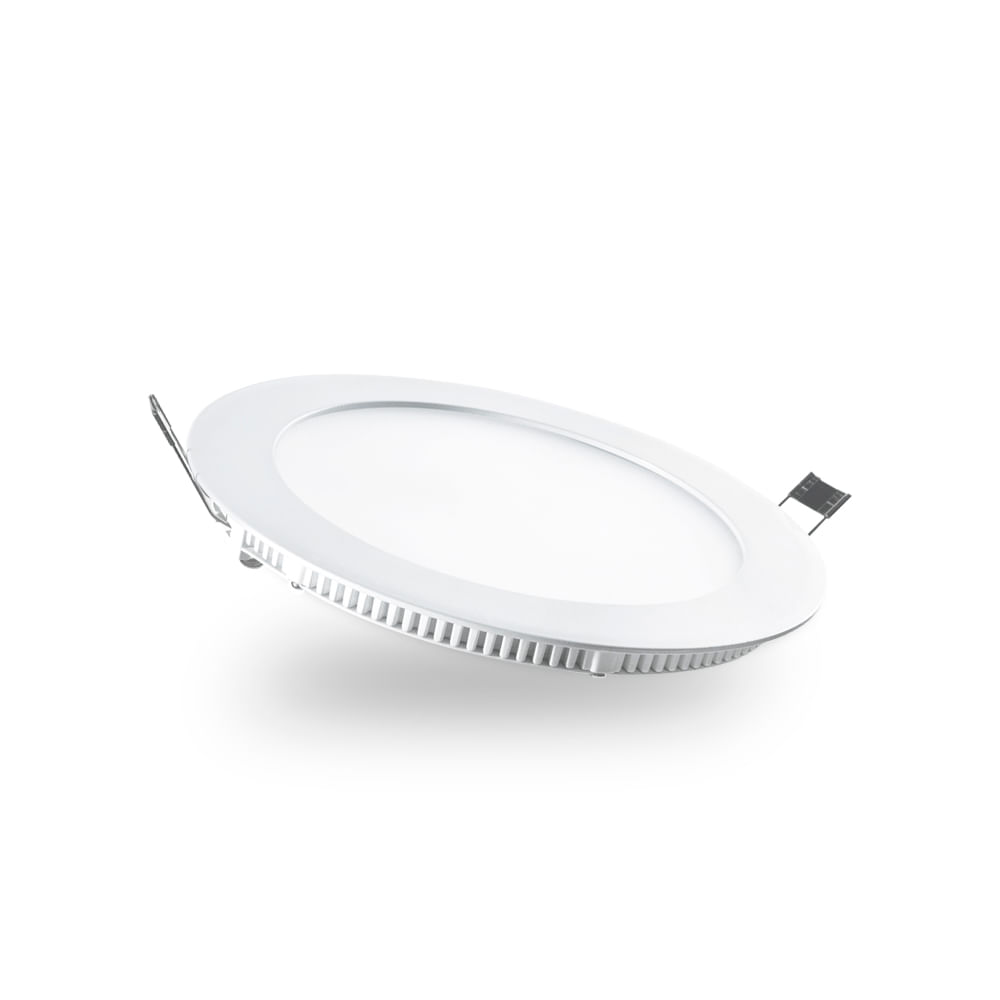 Panel Led Redondo 9W Embutido Luz Cálida 3000K Vkb