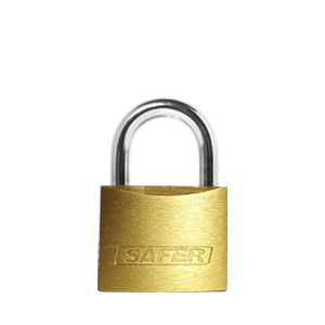 Candado 50Mm Fierro Bronceado Safer