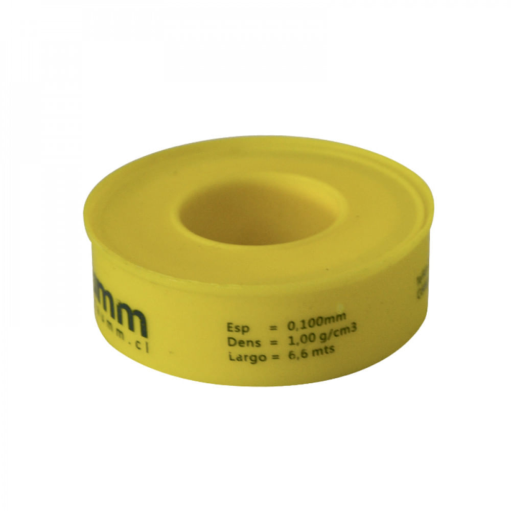 Teflon Para Gas 1 Amarillo Taumm"