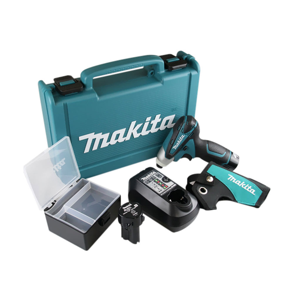 Taladro Atornillador Impacto 12V Con Bateria Y Cargador Td090Dwe Makita