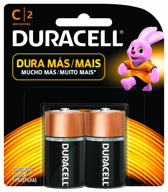 Pila C 2Un Duracell