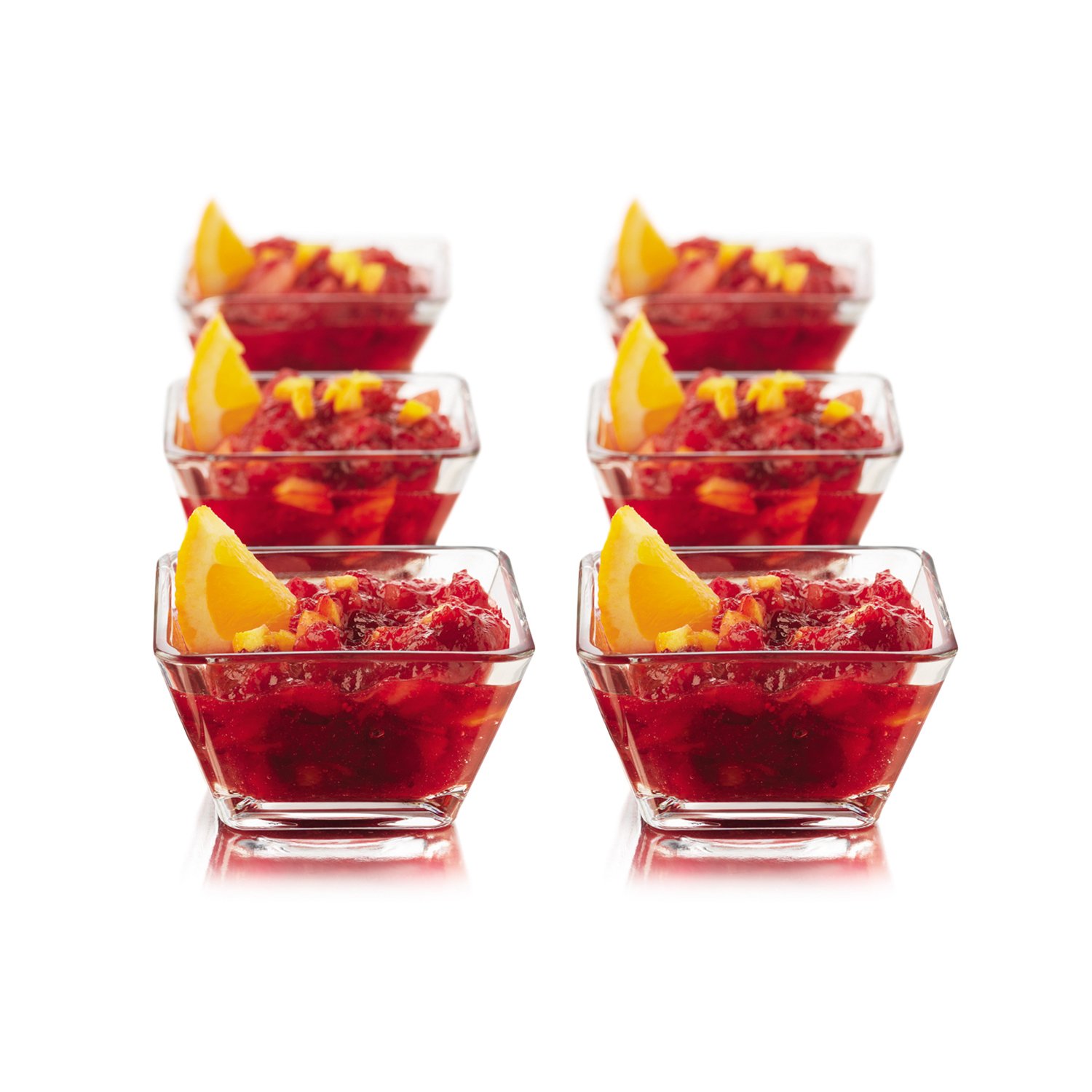 Juego 6Un Cuadrado Mini Postres Tempo Libbey