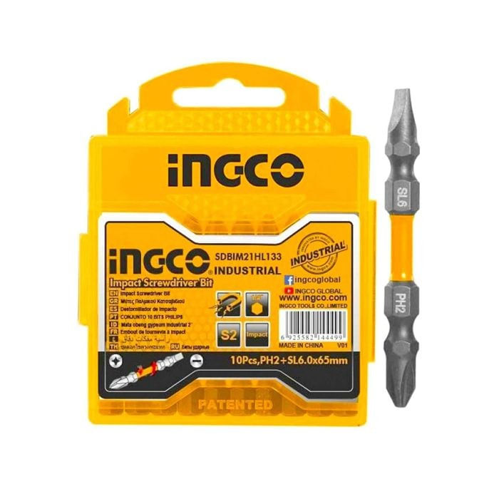 Punta Impacto Ph2 10 Piezas Ingco