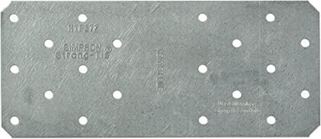 Conector Para Madera Fleje Unión Htp37Z 3X7 Simpson*