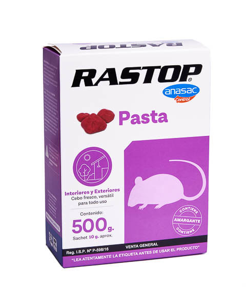 Raticida Pasta 500 Gr Rastop