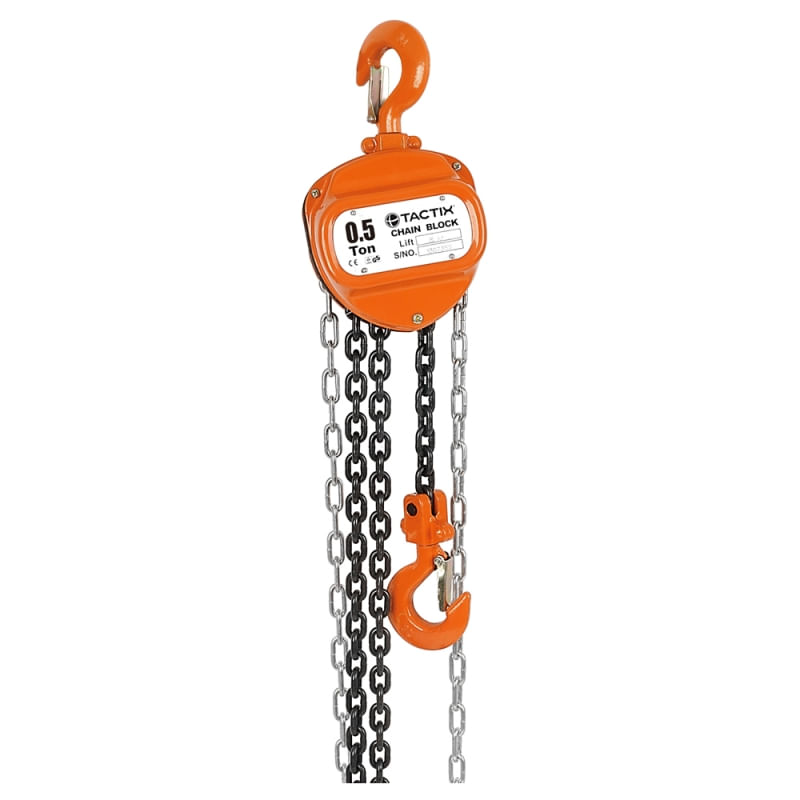 Tecle Con Cadena 0.5 Ton X 3Mt 385301 Tactix