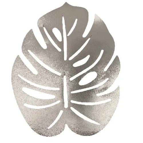 Individual 41X36Cm Hoja Plateada Toskana
