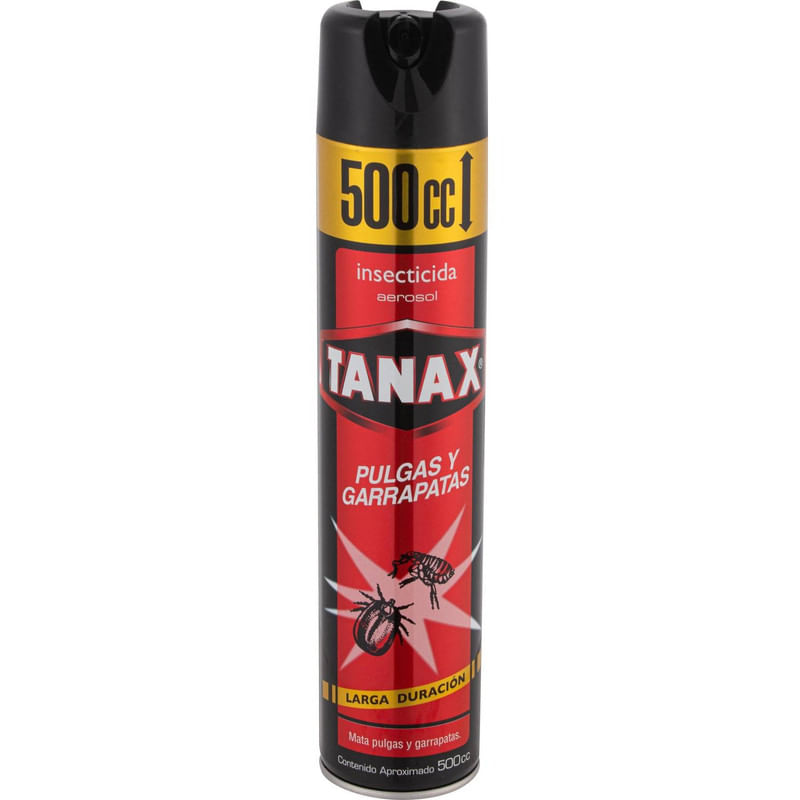 Insecticida Aerosol 500Cc Pulgas Y Garrapatas Tanax