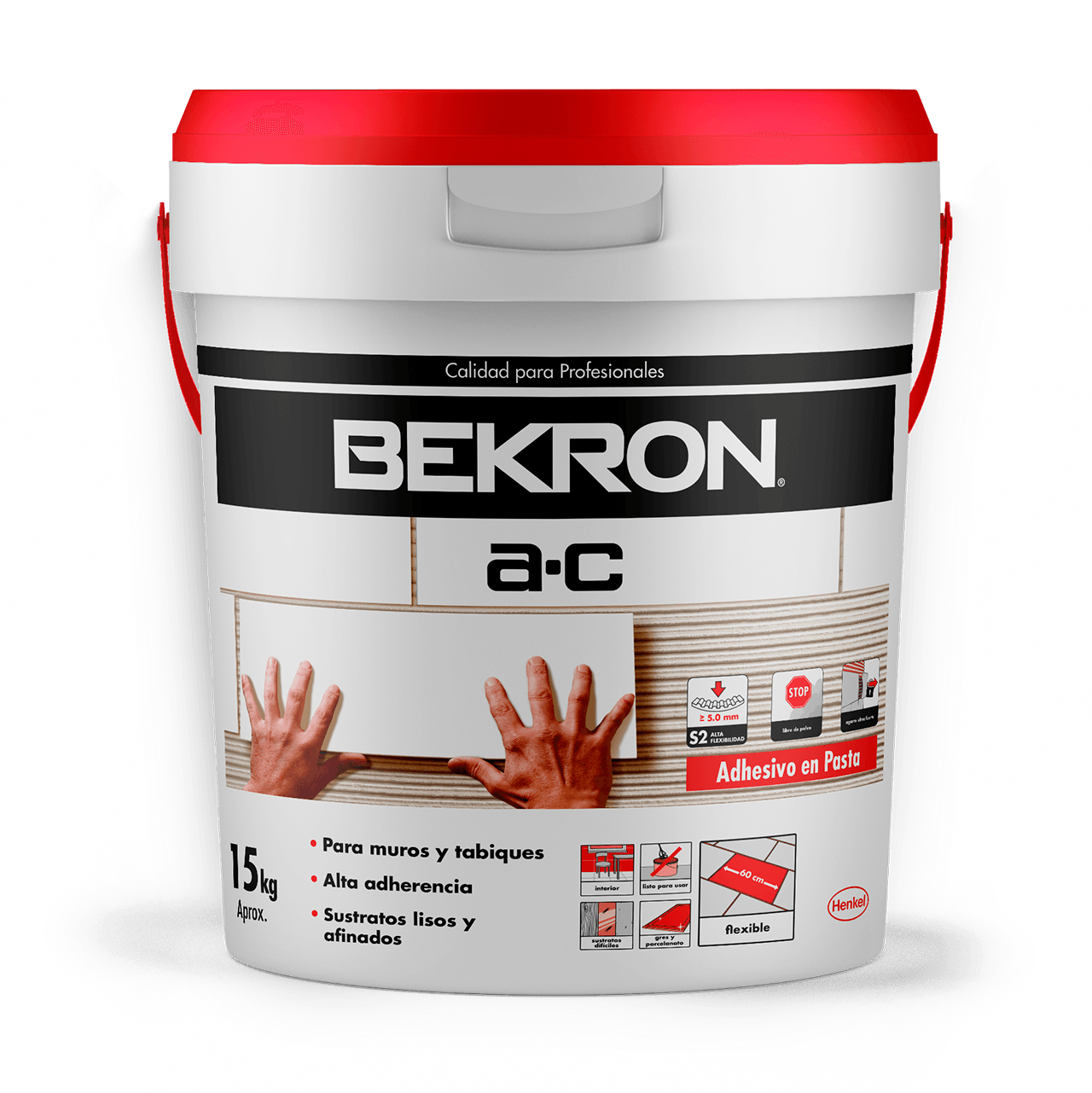 Pegamento Para Cerámica Pasta 15 Kg Bekron