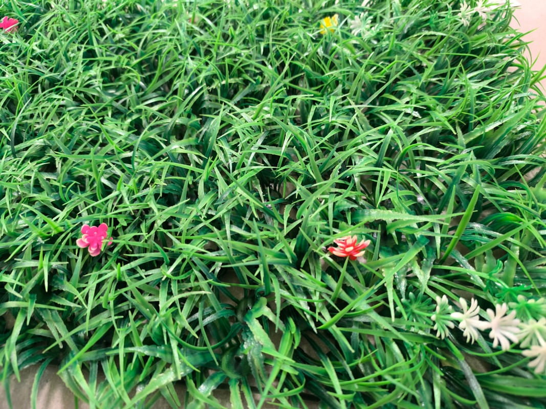 Jardin Vertical Pasto Y Flores V2 40X60Cm