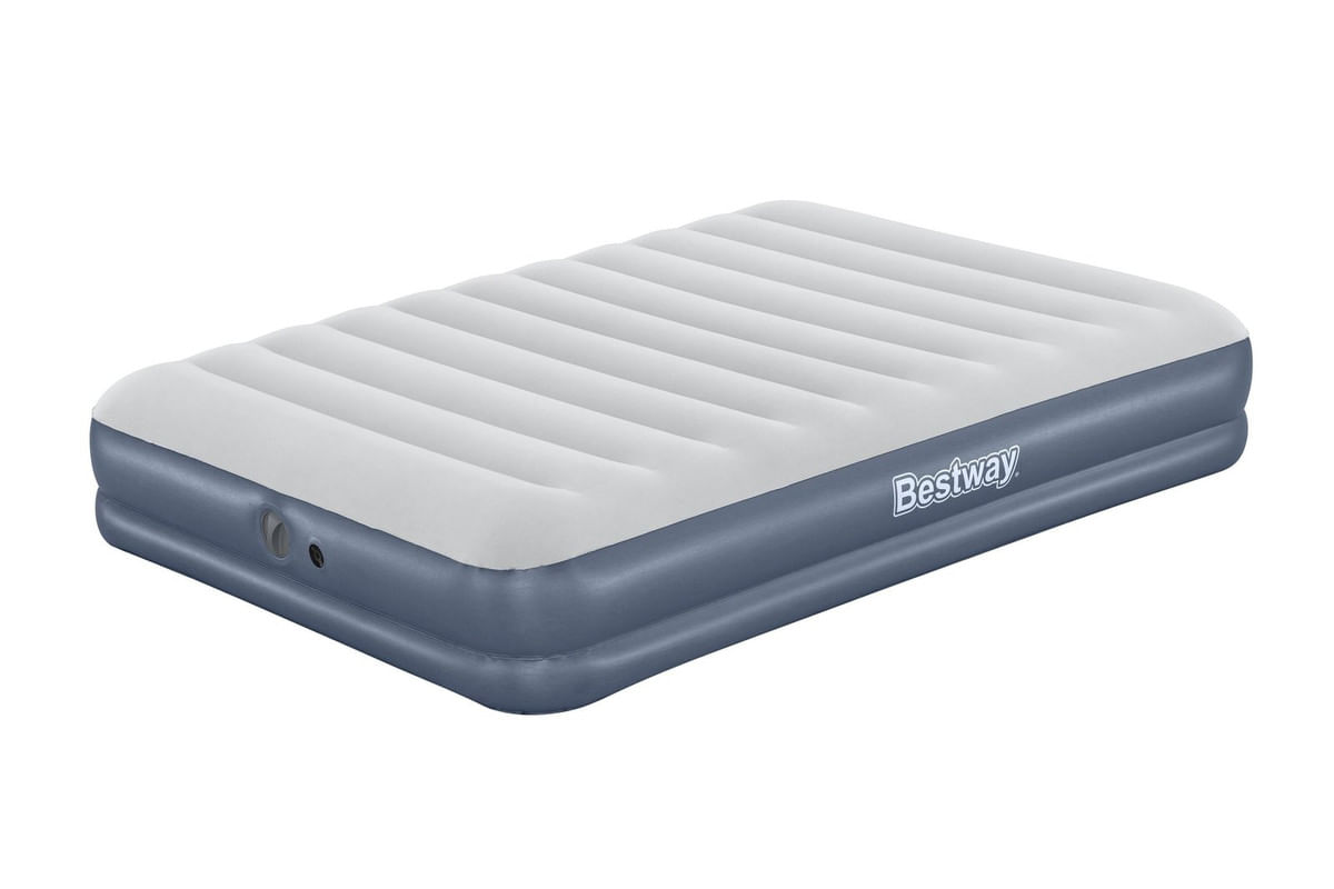 Colchon Inflable Electrico Queen Tritech 203X152X36Cm Gris Bestway