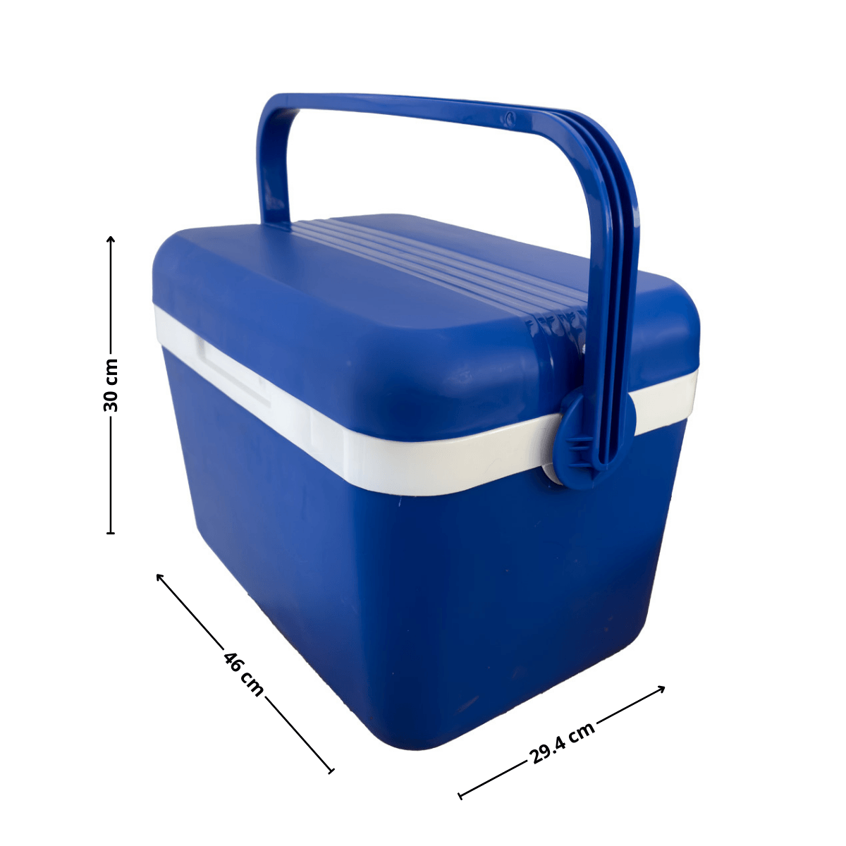 Cooler 20 Litros Azul Tapa Blanca Bighouse