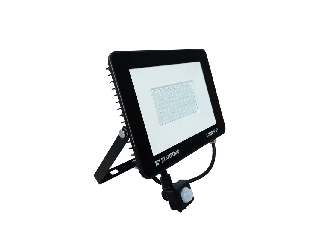 Proyector Led 100W 6500K Negro Con Sensor Stanford