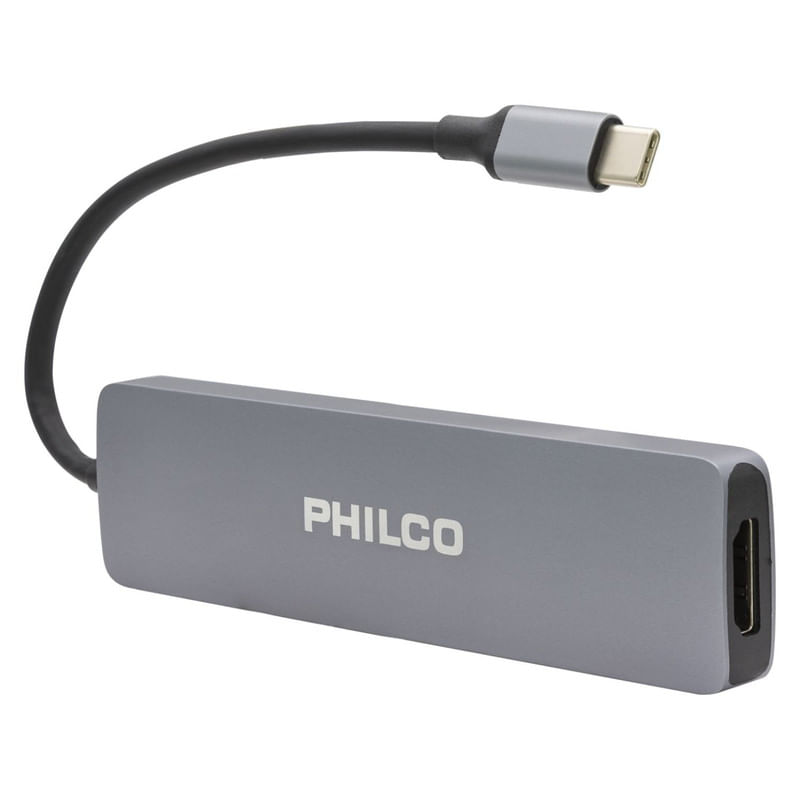 Hub Usb-C Multipuertos 6 En 1 Philco