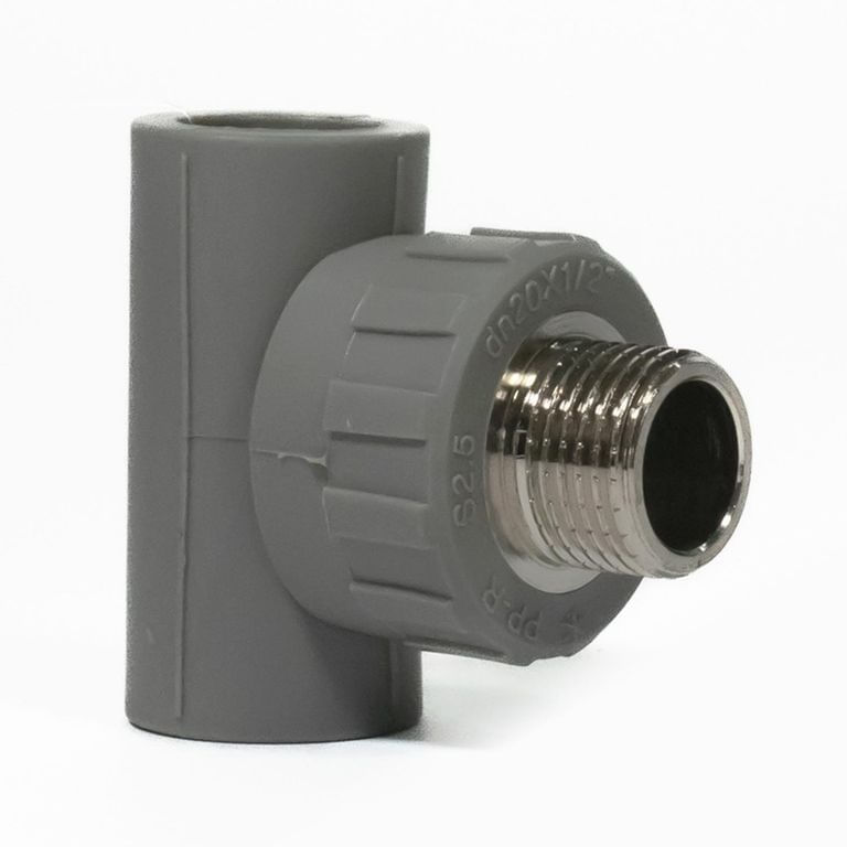 Tee Trans He Fusion 20Mmx1/2 Gris Vinilit