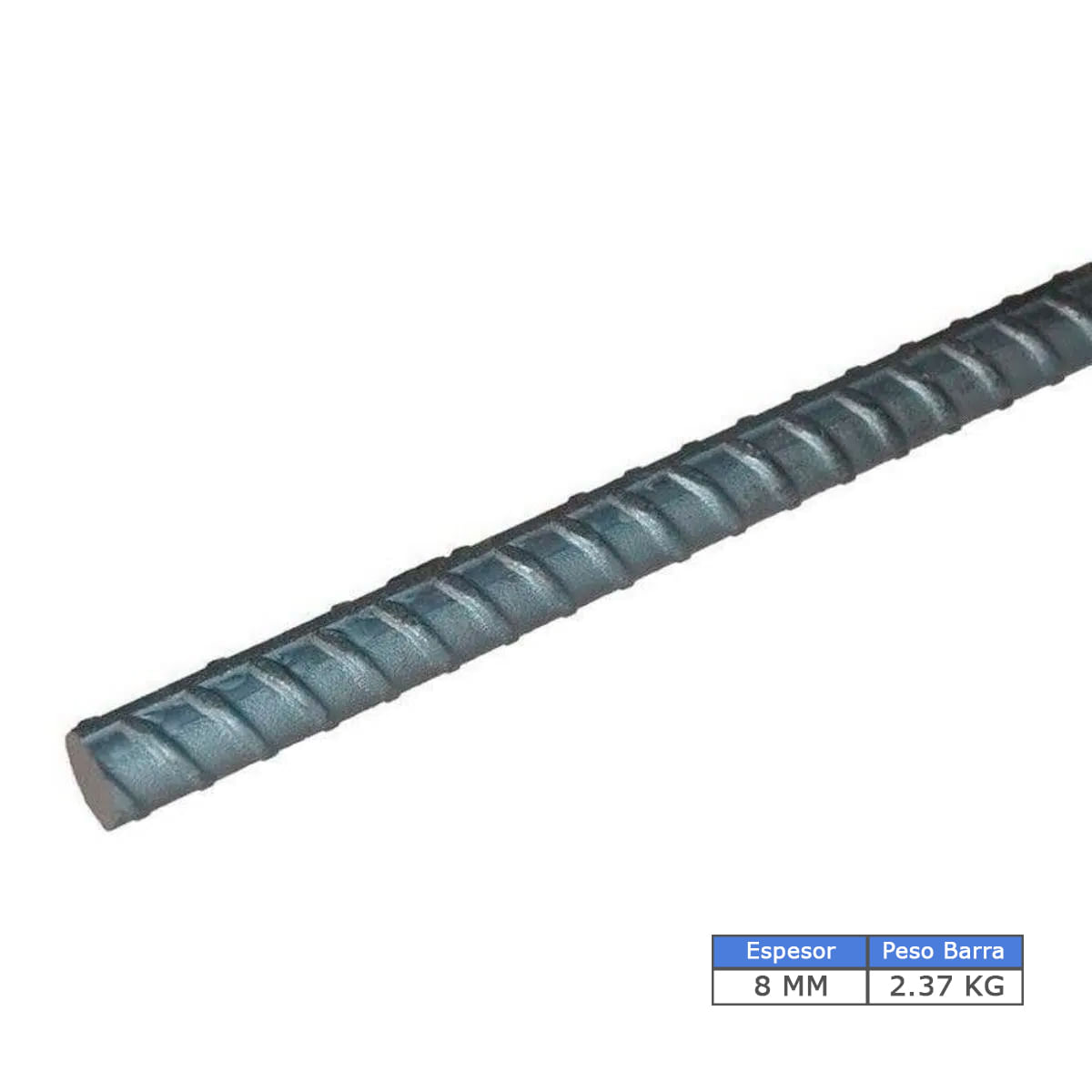 Fierro Estriado A-63 6 Metros
