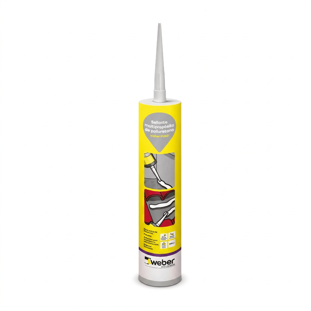 Sellador De Poliuretano 40 Gris 300Ml Flex Weber